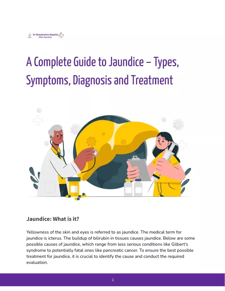 PPT - A Complete Guide to Jaundice – Causes, Symptoms, Test and ...