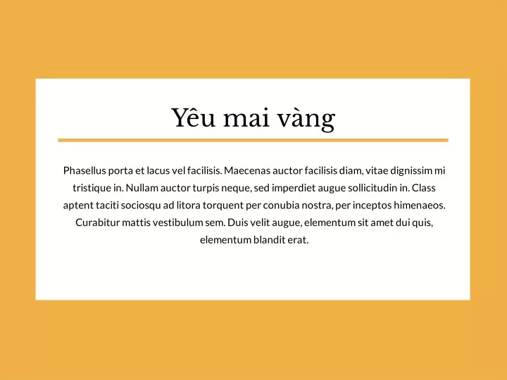 PPT - Yêu mai vang PowerPoint Presentation, free download - ID:11736509