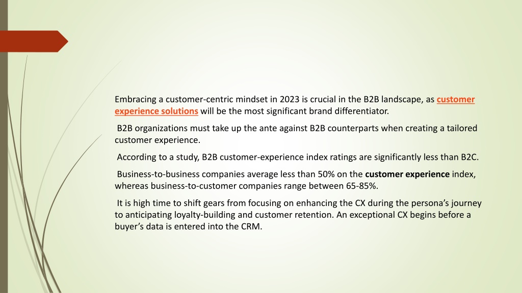 PPT - How Customer Experiences Drive Business Growth in 2023 PowerPoint ...