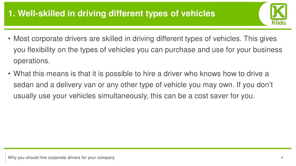 PPT - Why you should hire corporate drivers for your company in ...