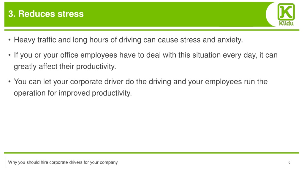 PPT - Why you should hire corporate drivers for your company in ...