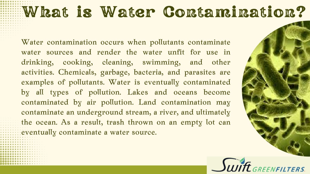 PPT - "Want to know "What is Water Contamination?" PowerPoint ...