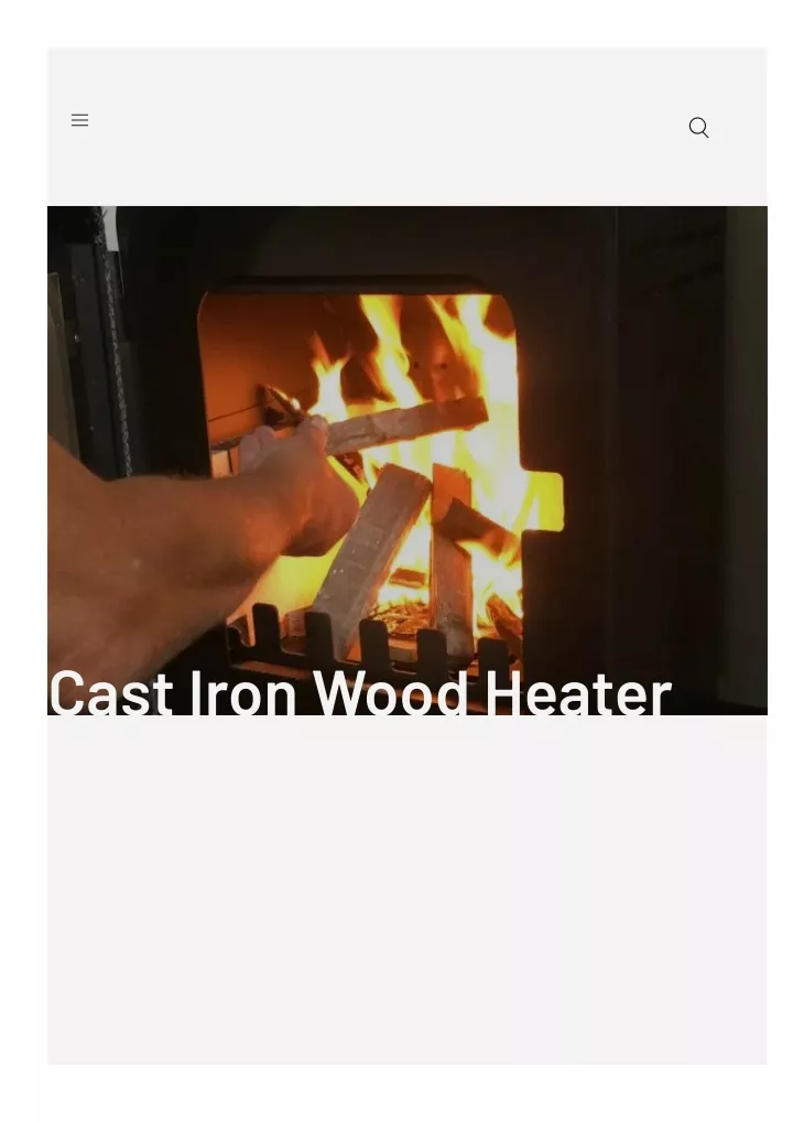 PPT - Cast Iron Wood Heater PowerPoint Presentation, free download - ID ...