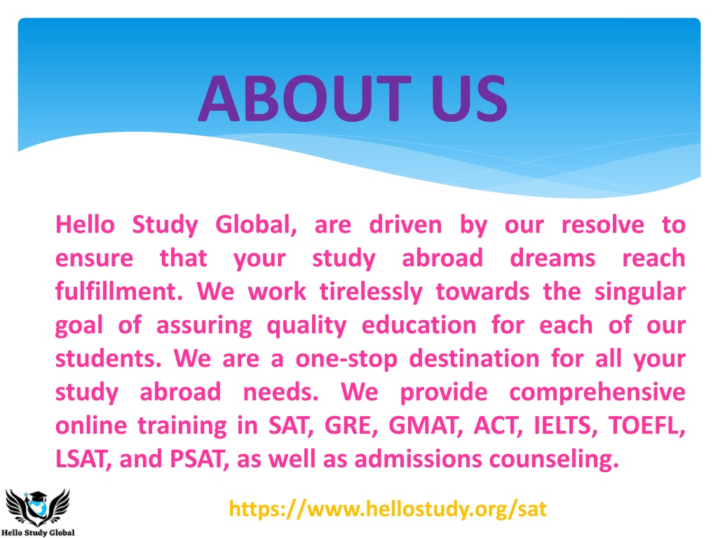 PPT - SAT Training in Delhi- Hello Study Global PowerPoint Presentation - ID:11739697