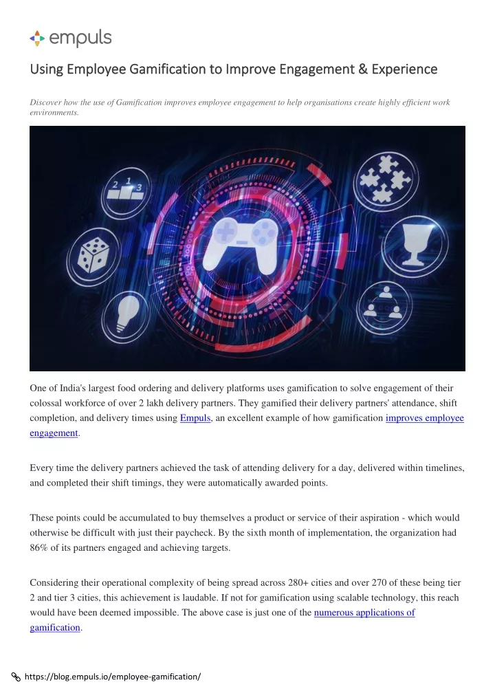 PPT - Employee Gamification to Improve Engagement PowerPoint Presentation - ID:11740461
