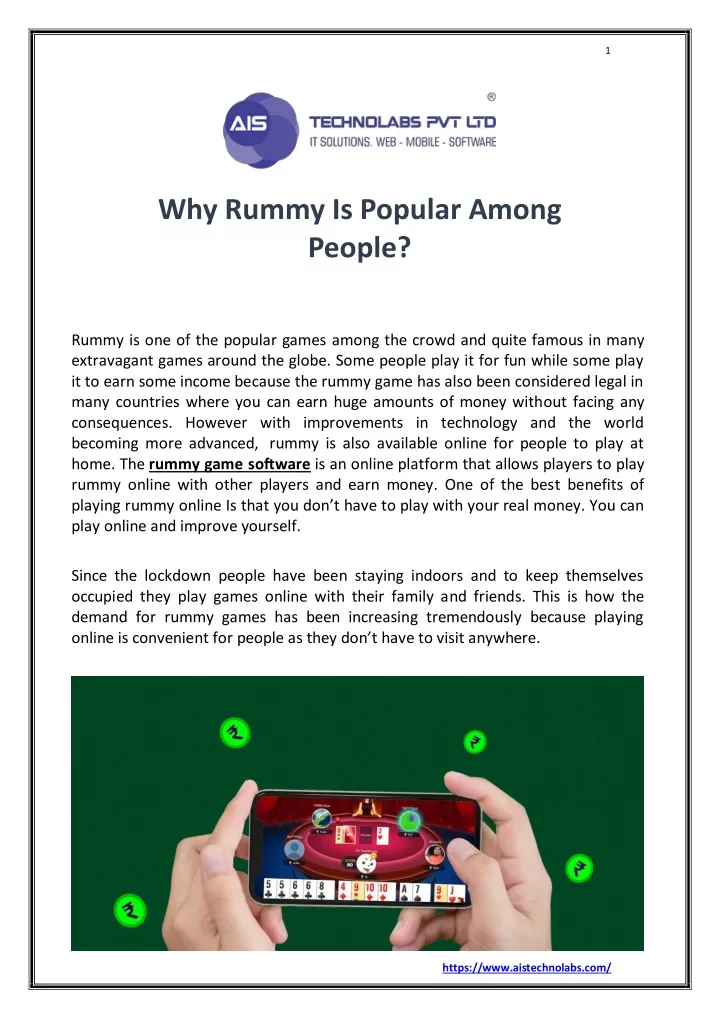 PPT - Why Rummy Is Popular Among People ? PowerPoint Presentation, free ...