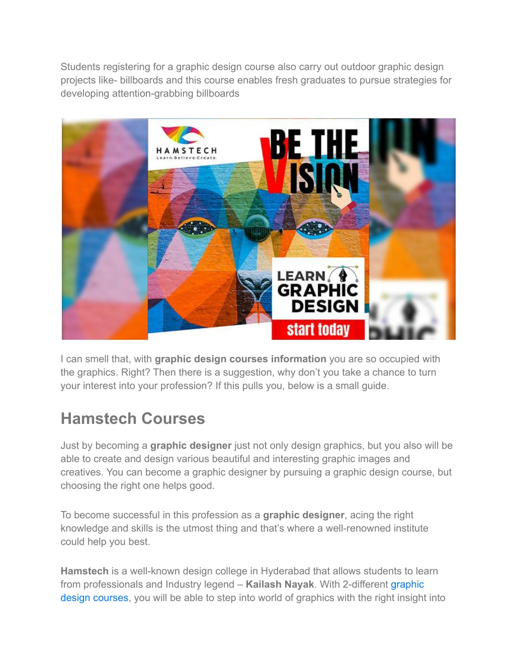 PPT - The Best Graphic Design Diploma Courses in Hyderabad! PowerPoint ...