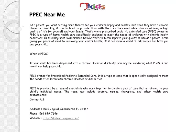 PPT - PPEC Near Me PowerPoint Presentation, free download - ID:11741486