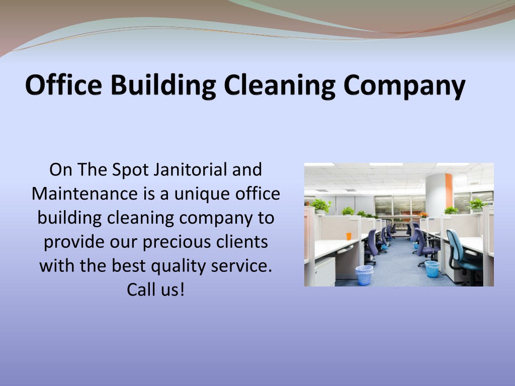 PPT - Commercial Cleaning and Janitorial Services Company PowerPoint ...