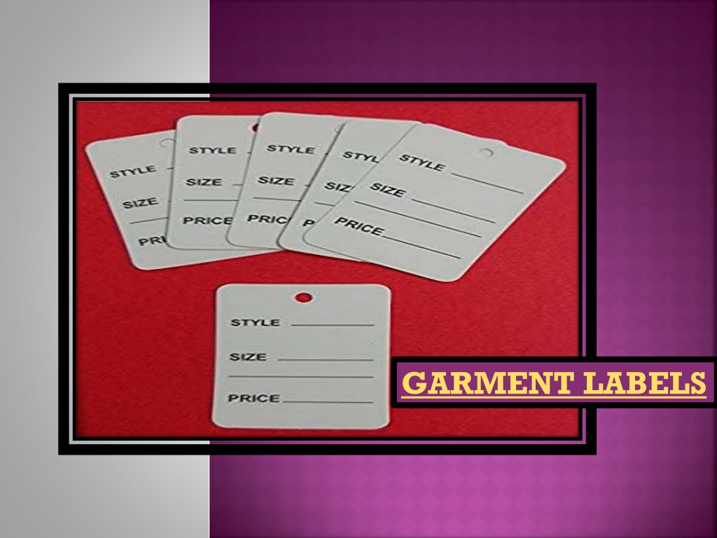PPT - Garments Labels, Customize Printed Labels, Packaging Labels ...
