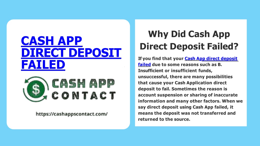 PPT - Cash App Direct Deposit: All Information You Need- Cash App ...