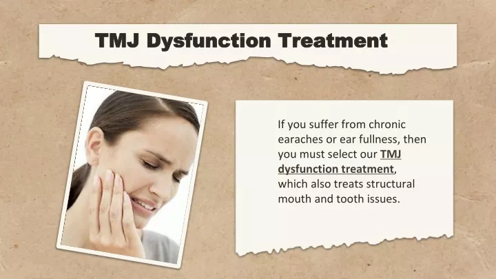 PPT - TMJ Dysfunction Treatment PowerPoint Presentation, free download ...