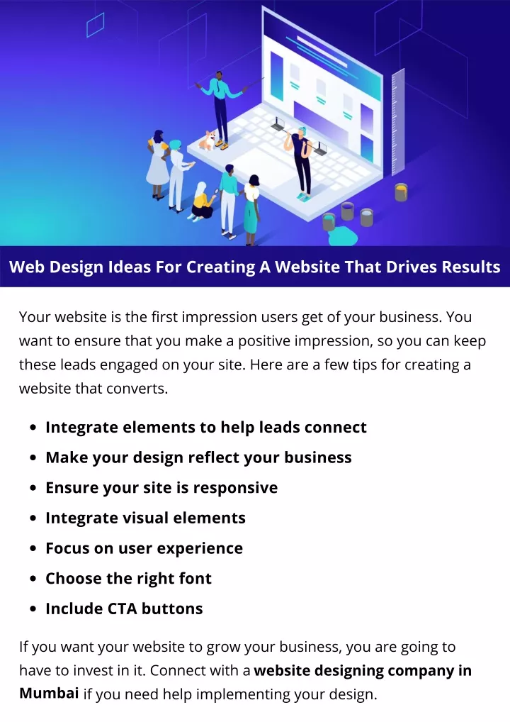 PPT - Web Design Ideas For Creating A Website That Drives Results ...