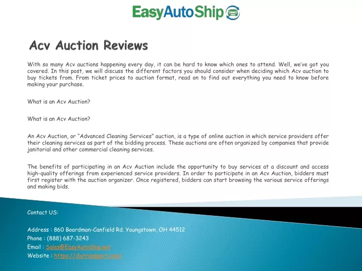 PPT - Acv Auction Reviews PowerPoint Presentation, free download - ID ... PPT - Acv Auction Reviews PowerPoint Presentation, free download - ID ...