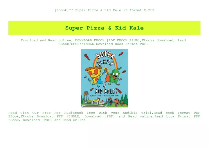 PPT - [Ebook]^^ Super Pizza & Kid Kale in format E-PUB PowerPoint Presentation - ID:11747918