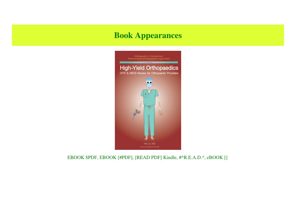 PPT - [Best!] High-Yield Orthopaedics OITE & ABOS Review for ...