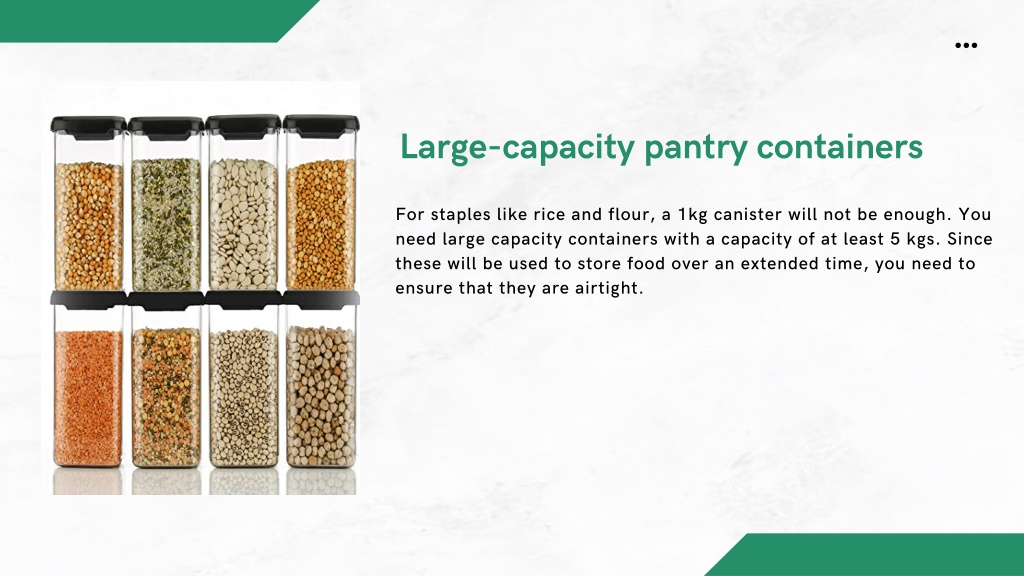 PPT - 12 Kitchen Storage Containers, That You Must Have In Your Kitchen ...