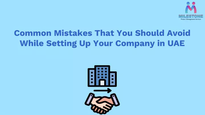 PPT - Common Mistakes That You Should Avoid While Setting Up Your ...