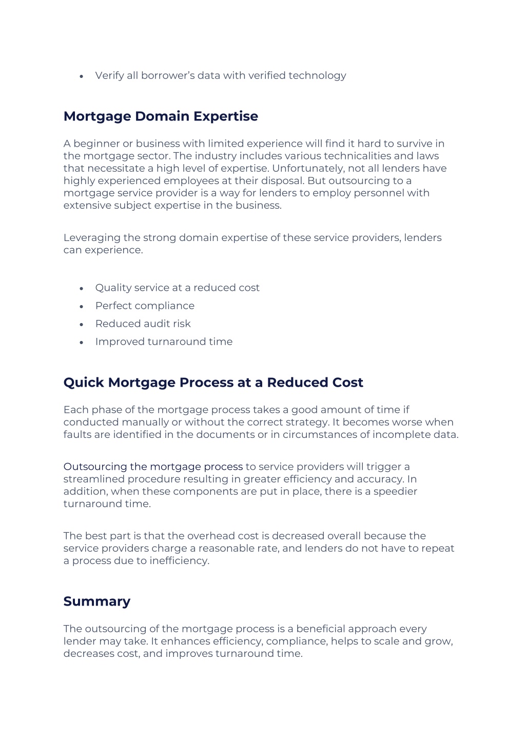 PPT - How Mortgage Process Outsourcing Can Protect Lenders from ‘The ...