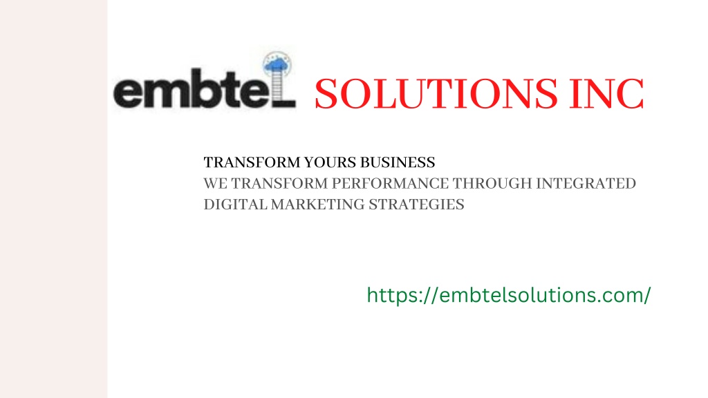 PPT - Top Web Development | Digital Marketing Agency- Embtel Solution ...