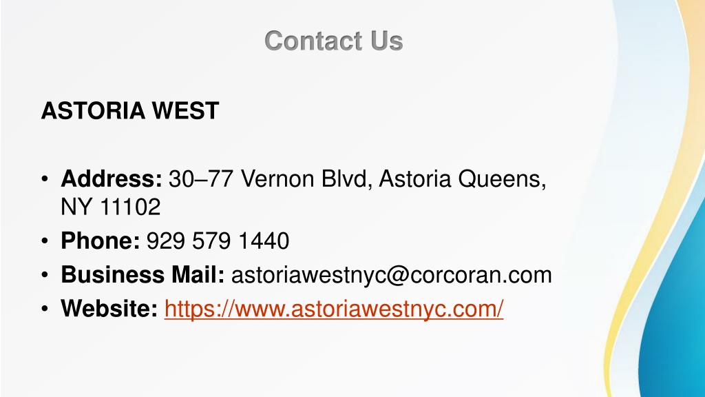 PPT - Luxury Apartments Queens - ASTORIA WEST PowerPoint Presentation ...