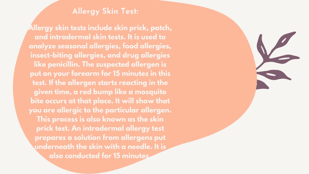 PPT - Are you interested to know about the types of Allergy testing? If ...