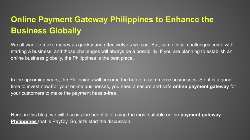 PPT - Payment Gateway Philippines PowerPoint Presentation, free ... PPT - Payment Gateway Philippines PowerPoint Presentation, free ...