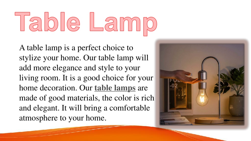 PPT - Get The Best Table Lamp For Your Room PowerPoint Presentation ...