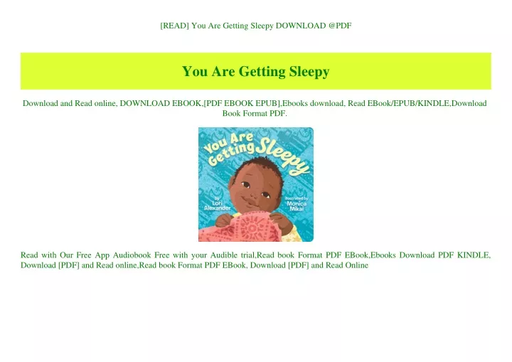 Ppt Read You Are Getting Sleepy Download Pdf Powerpoint