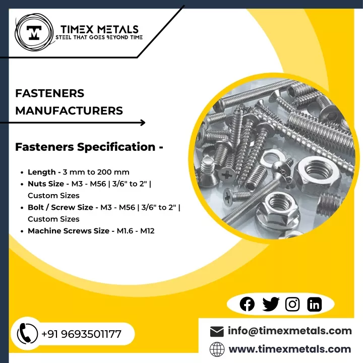 PPT - Round Bars | Fasteners | Nuts | Timex Metal PowerPoint ...