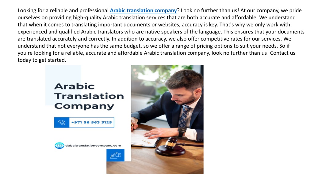 PPT - Translation Office In Dubai PowerPoint Presentation, free ...