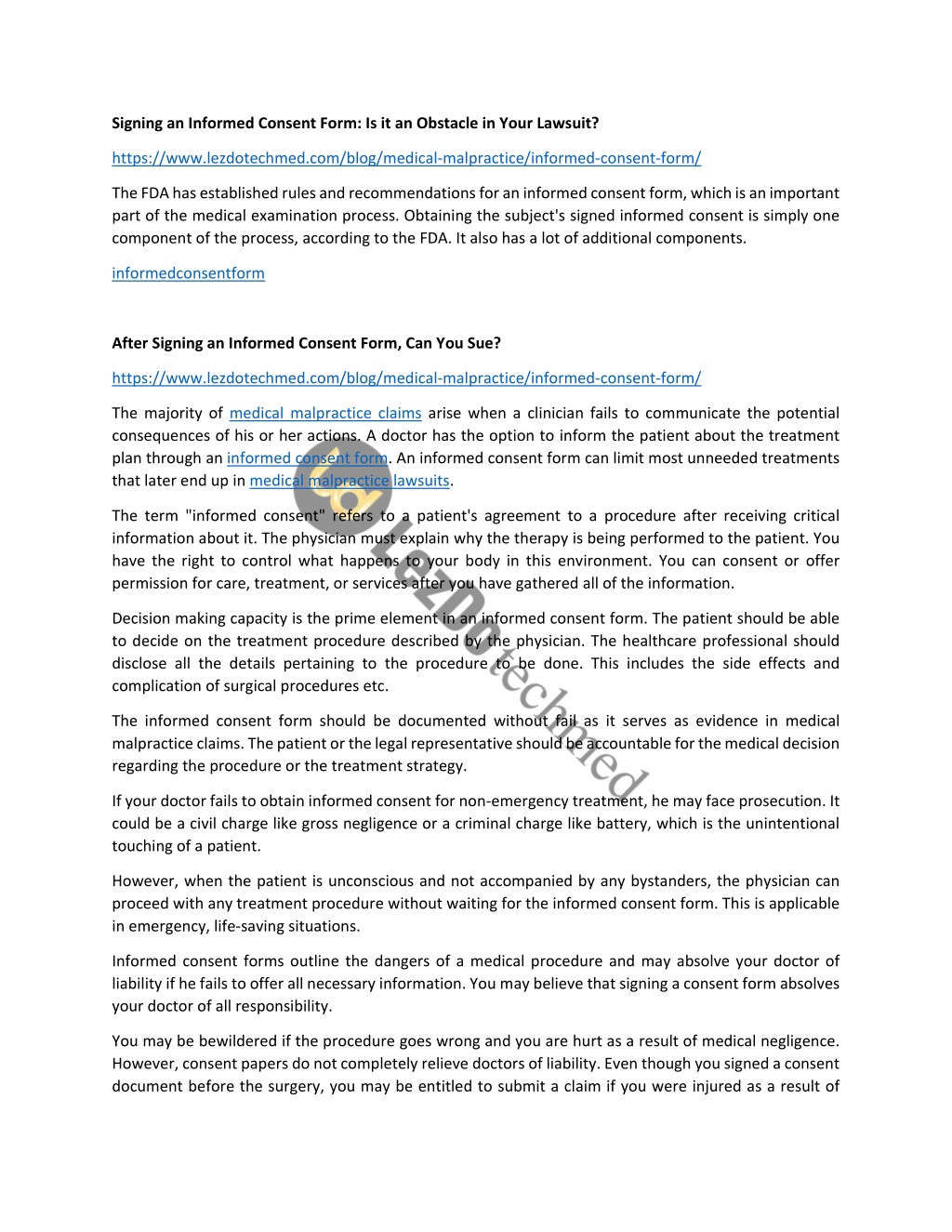 PPT - Signing an Informed Consent Form: Is it an Obstacle in Your ...