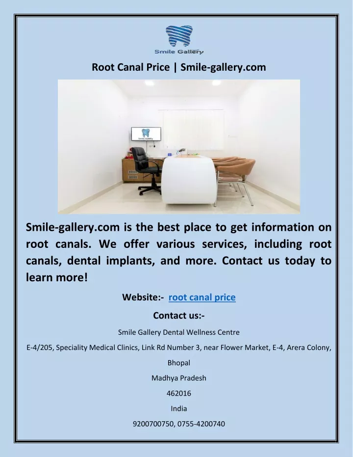 PPT - Root Canal Price | Smile-gallery.com PowerPoint Presentation ...