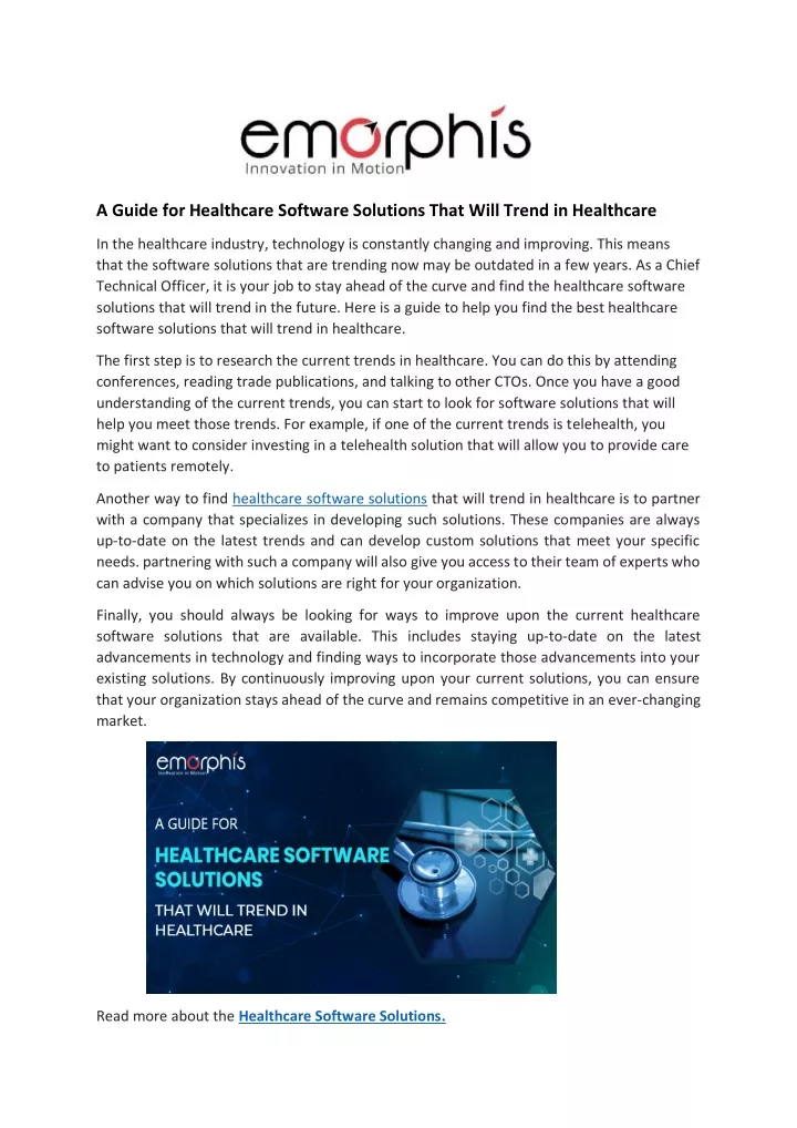 PPT - Healthcare Software Solutions PowerPoint Presentation, free ... PPT - Healthcare Software Solutions PowerPoint Presentation, free ...