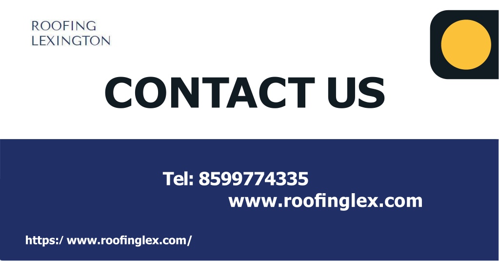 PPT - Roofing Lexington can assist you in locating the best roofing ...