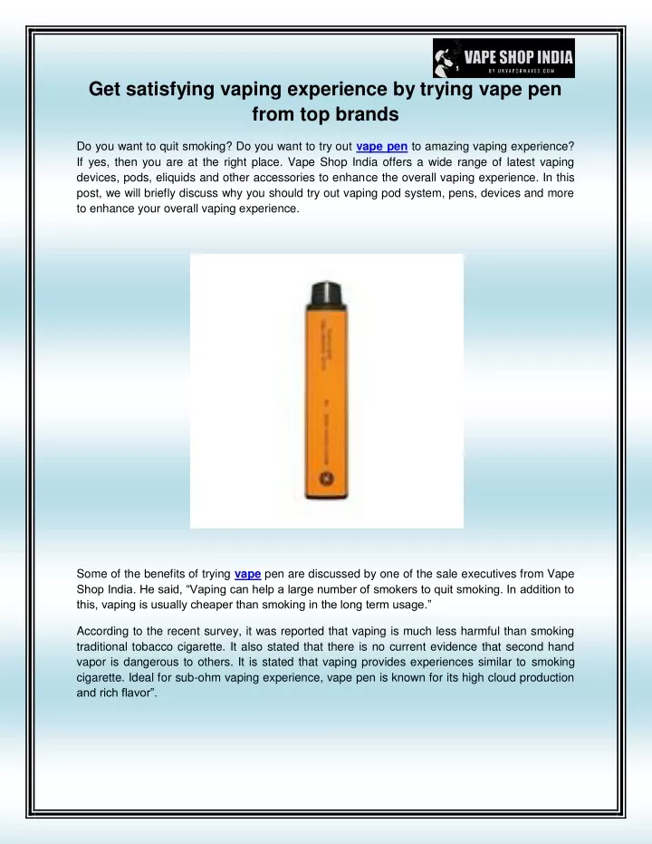 PPT - vape pen PowerPoint Presentation, free download - ID:11760892
