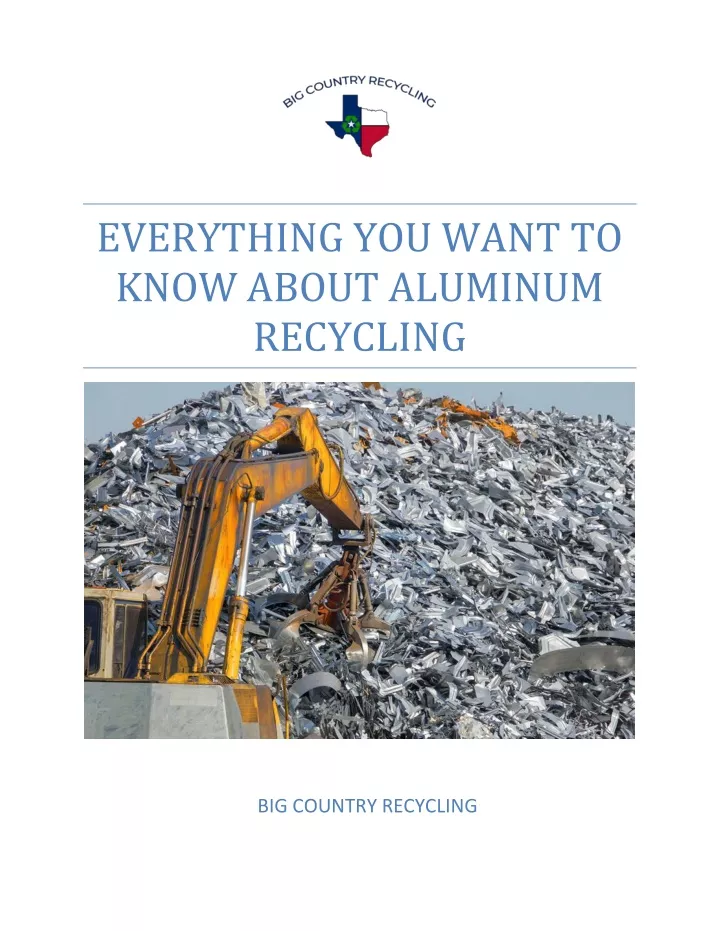 PPT - Everything You Want to Know About Aluminum Recycling PowerPoint ... PPT - Everything You Want to Know About Aluminum Recycling PowerPoint ...