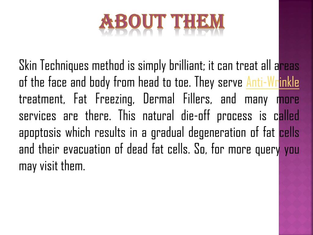 PPT - Best Anti-Wrinkle Treatment in Woodrow PowerPoint Presentation ...