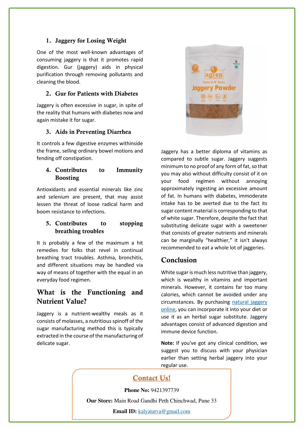 PPT - Top 7 Amazing Benefits of Natural Jaggery PowerPoint Presentation ...
