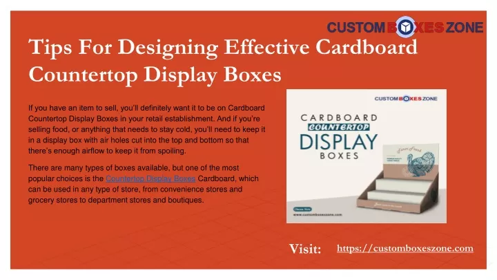 PPT - Cardboard Countertop Display Boxes PowerPoint Presentation, free ...
