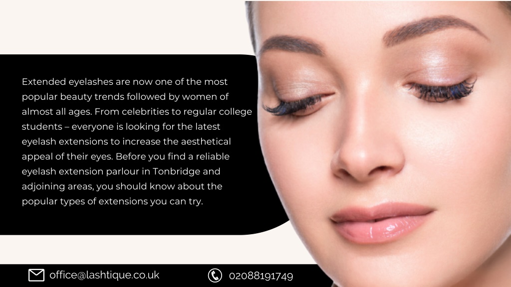 Ppt Three Most Popular Types Of Eyelash Extensions Powerpoint