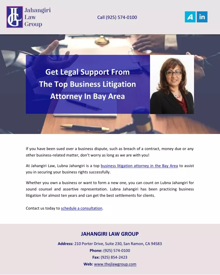 PPT - Get Legal Support From The Top Business Litigation Attorney In ...