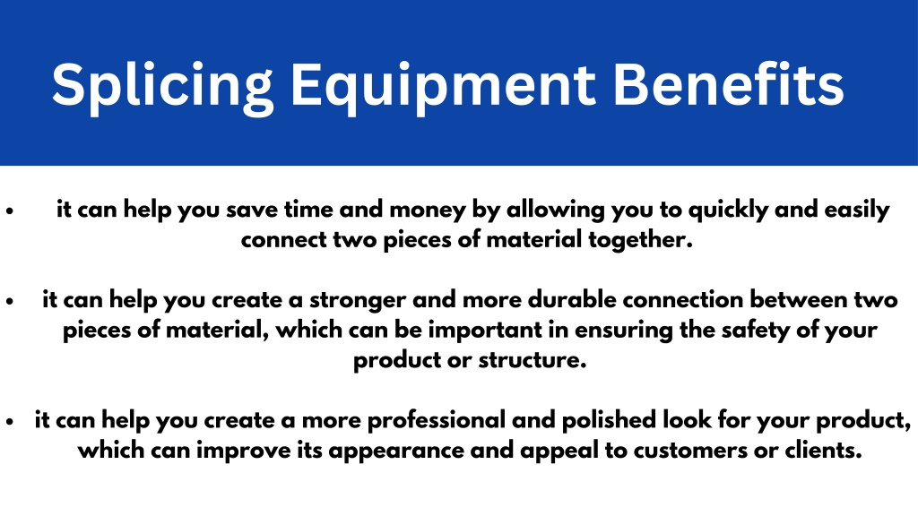 PPT - Splicing Equipment - Fibresales PowerPoint Presentation, free ...