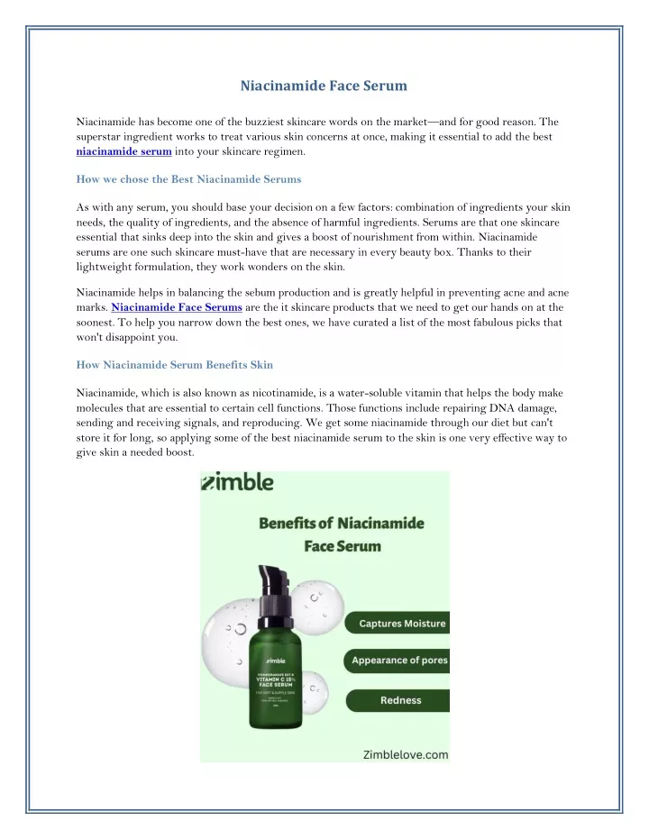 PPT - Best Niacinamide Serums That Actually Works PowerPoint ...