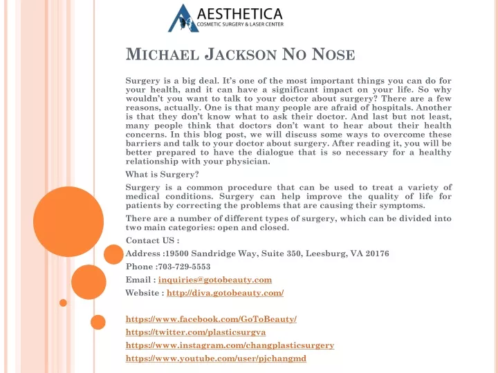 PPT - Michael Jackson No Nose PowerPoint Presentation, free download ...