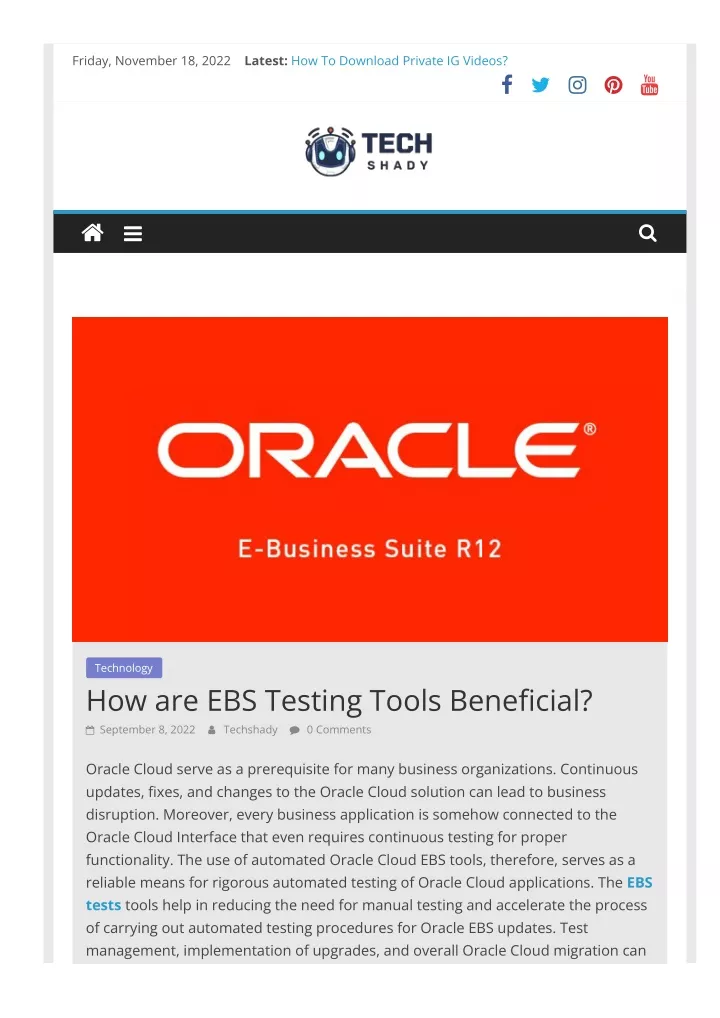Ppt How Are Ebs Testing Tools Beneficial Powerpoint Presentation