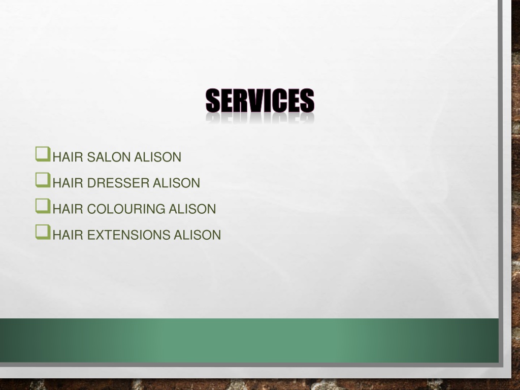 PPT - Best Hair colouring in Alison PowerPoint Presentation, free ...