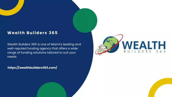 PPT - Funding Solutions in USA | Wealth Builders 365 PowerPoint Presentation - ID:11771360