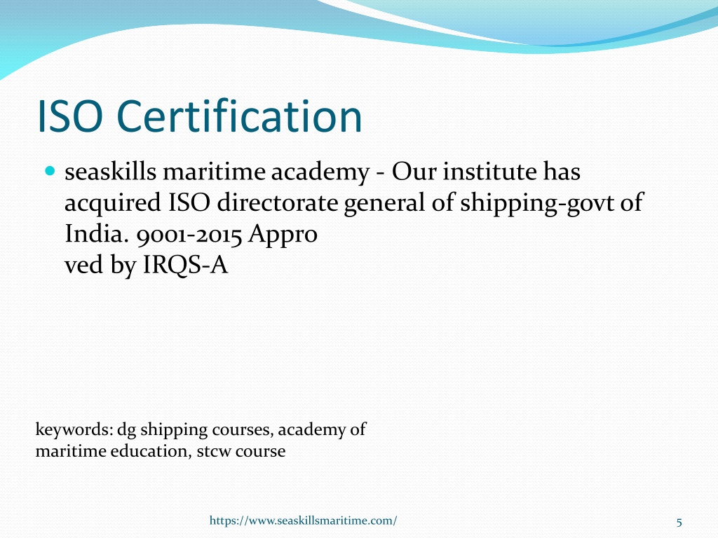 PPT - Maritime Certification Courses|Best maritime Academy|STCW courses ...