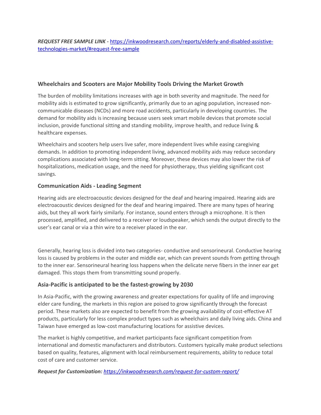 PPT - Elderly and Disabled Assistive Technologies Market PowerPoint Presentation - ID:11772313